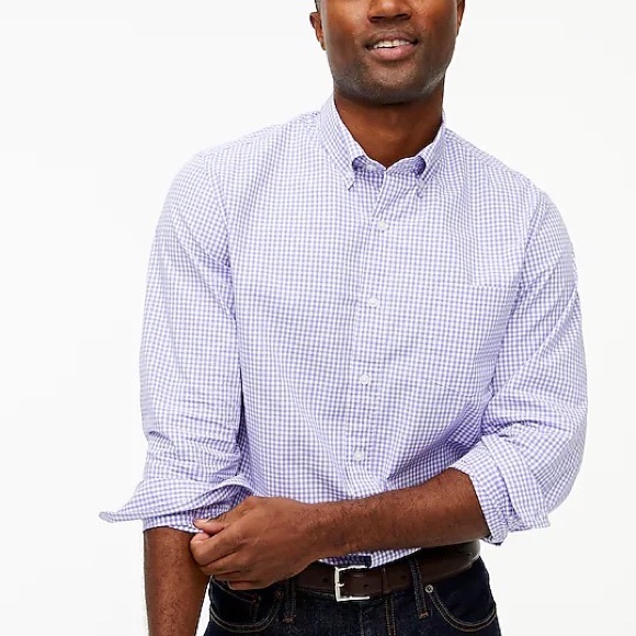 J Crew Factory Shirts J Crew Slim Untucked Flex Washed Checkered